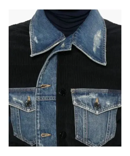 Dolce & Gabbana Corduroy And Denim Jacket