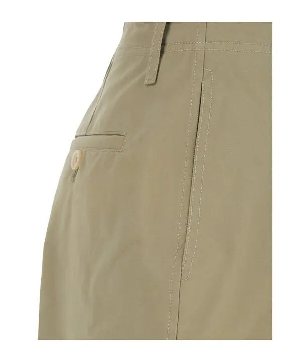 SEMICOUTURE High-waist Gabardine Pants - Green