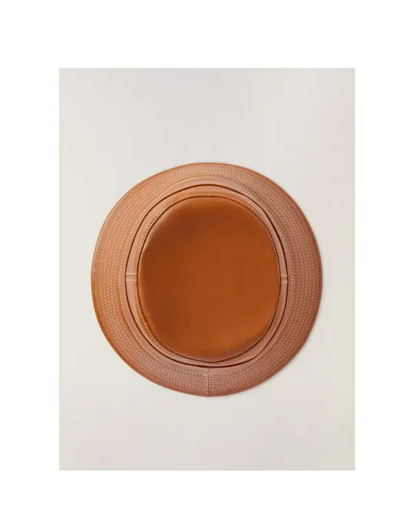 Loro Piana Bucket Hat With Logo And Sewing Details