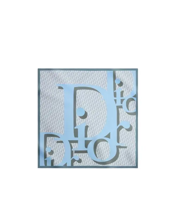 Dior Infini 70 Square Scarf - Gray