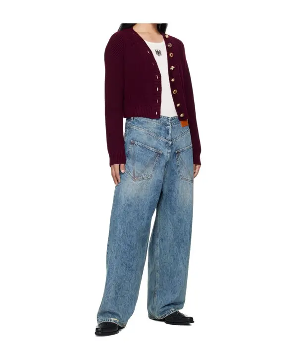 Vetements Distressed V-yoke Jeans