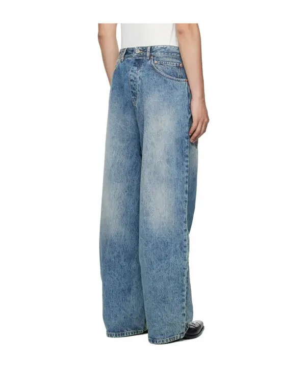 Vetements Distressed V-yoke Jeans