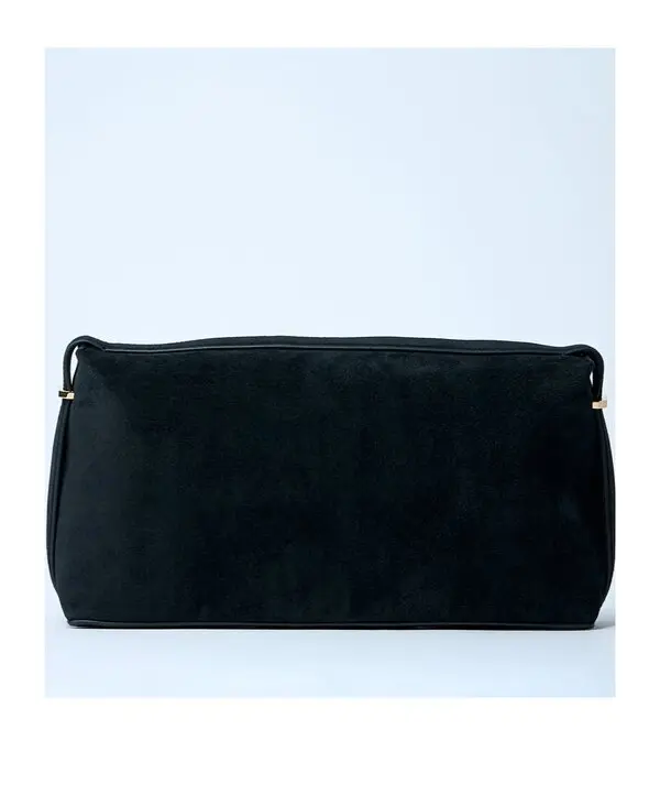 TOTEME Logo Lettering Clutch Bag - Black