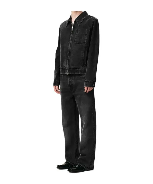 AMI Paris Zip-up Denim Jacket