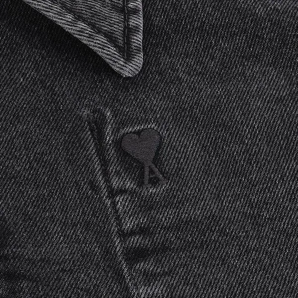 AMI Paris Zip-up Denim Jacket