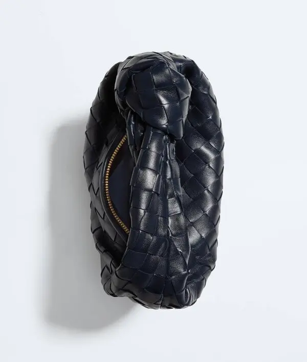 Bottega Veneta Mini Jodie Woven Leather Bag - Black