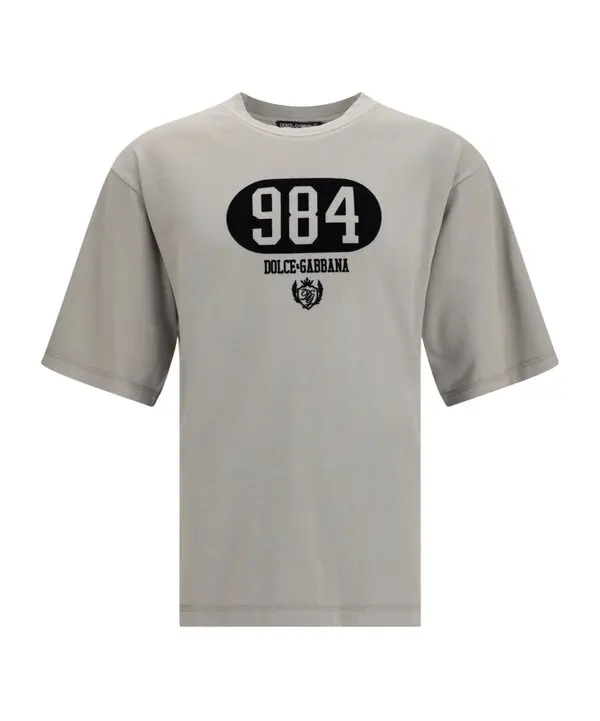 Dolce & Gabbana Dolce Gabbana Logo Printed Crewneck T-shirt