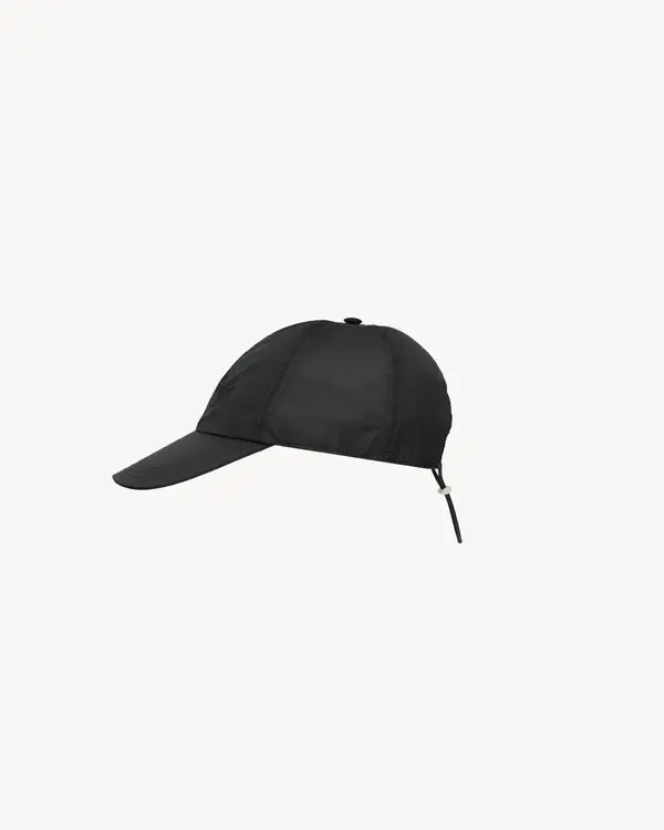 Saint Laurent Embroidered Baseball Cap - Black