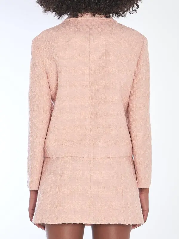 Celine Garance Jacket In Wool Natt
