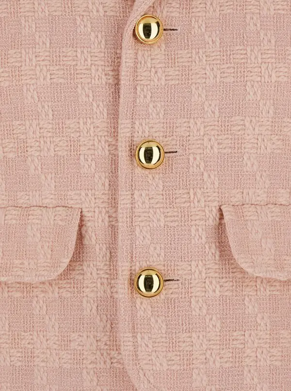 Celine Garance Jacket In Wool Natt