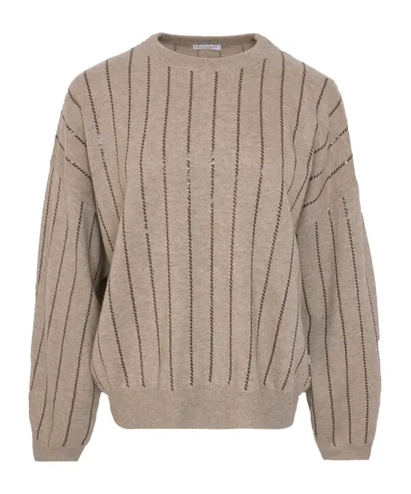Brunello Cucinelli Sequined Knit Jumper - No