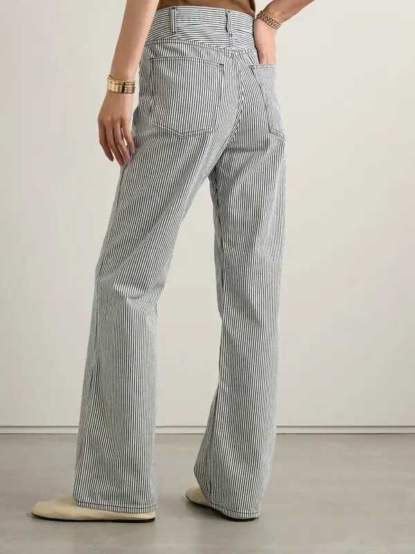 NILI LOTAN Mitchell Striped Jeans