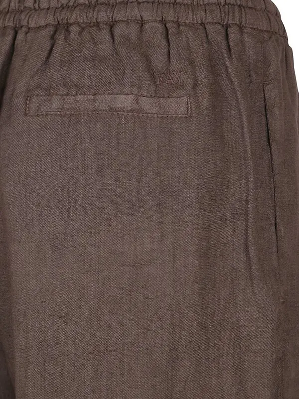 FAY Relaxed Fit Wide Leg Pants