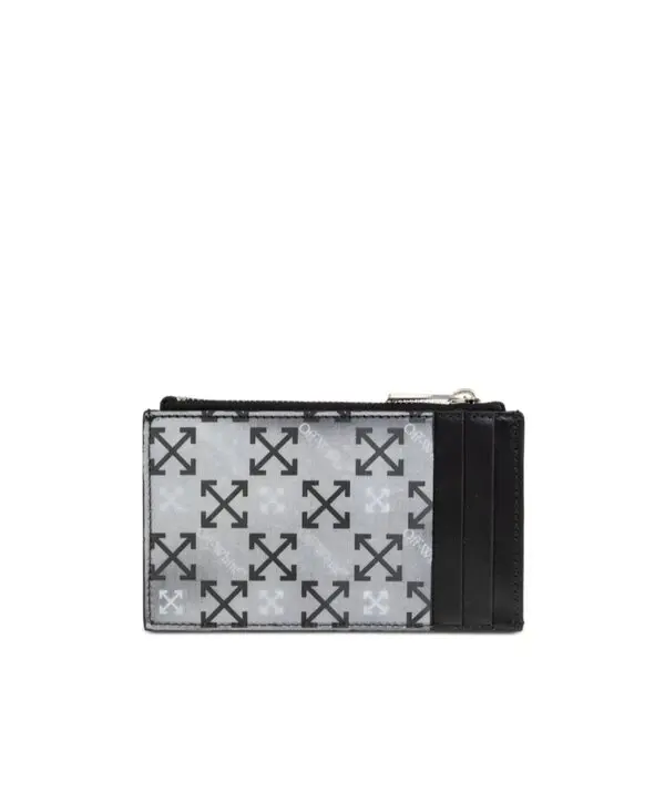 Off-White Arrow Print Zip Wallet