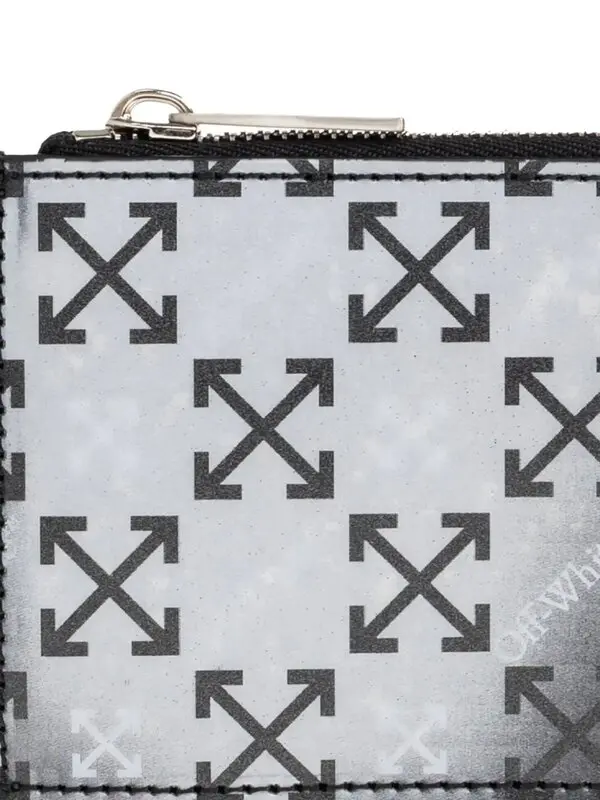 Off-White Arrow Print Zip Wallet