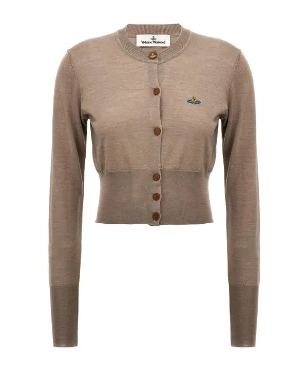 VIVIENNE WESTWOOD Bea Knit Cropped Cardigan