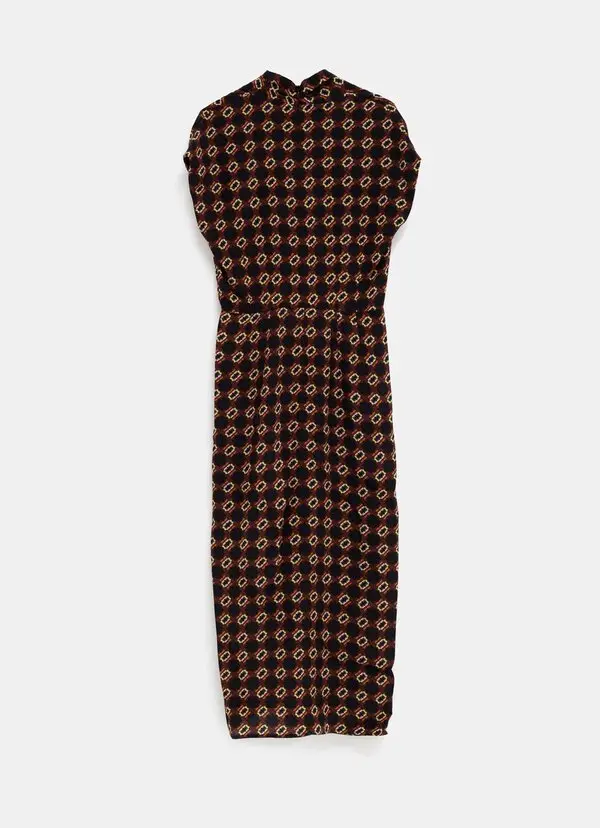 Dries Van Noten Printed Midi Dress