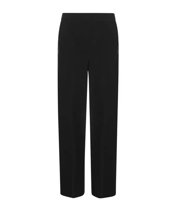 Max Mara Orche High Waist Straight-leg Trousers - Black