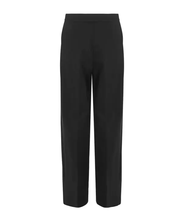Max Mara Orche High Waist Straight-leg Trousers - Black