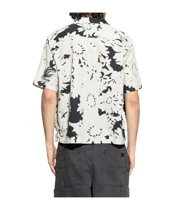 ALLSAINTS Girona Printed Short-sleeve Shirt - White