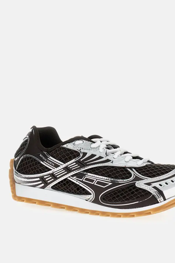 Bottega Veneta Orbit Lace-up Sneakers - Black