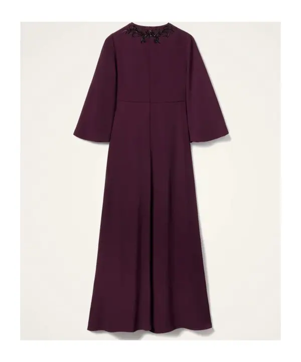 La DoubleJ Sorella Bell-sleeve Maxi Dress - Red