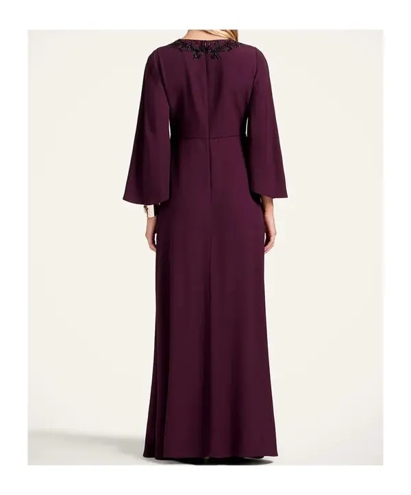 La DoubleJ Sorella Bell-sleeve Maxi Dress - Red