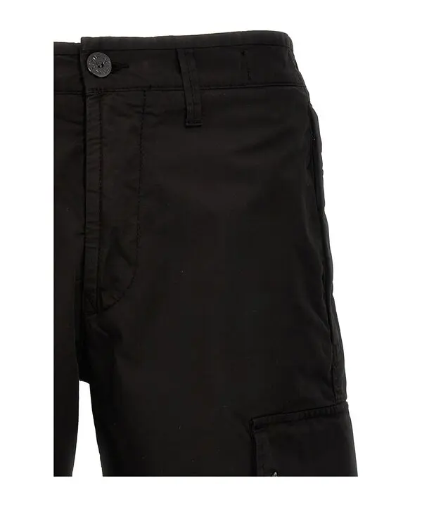 Stone Island Compass Patch Bermuda Shorts