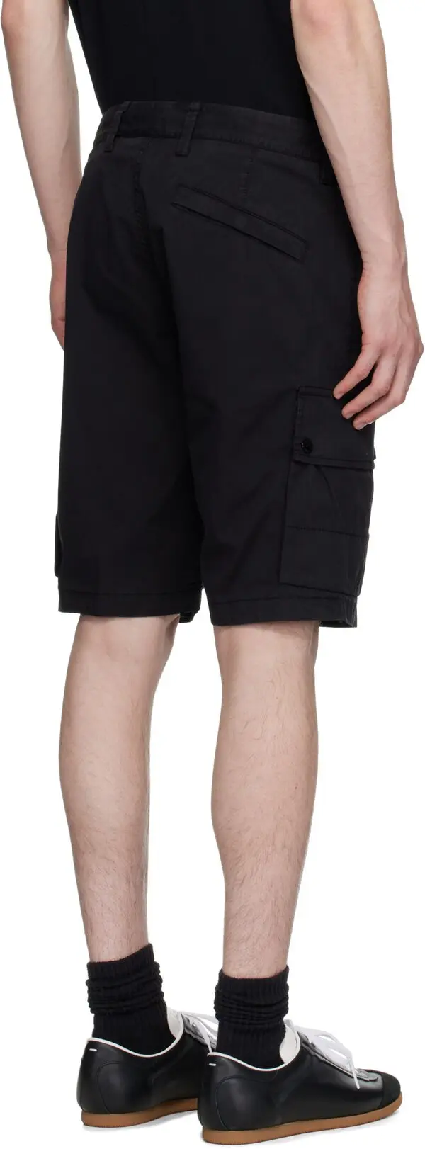 Stone Island Compass Patch Bermuda Shorts