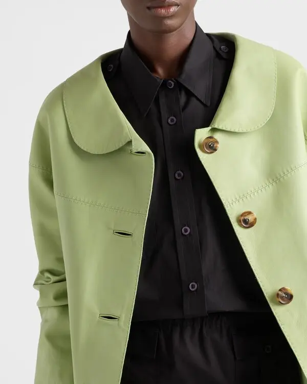 Prada Nappa Leather Jacket - Green