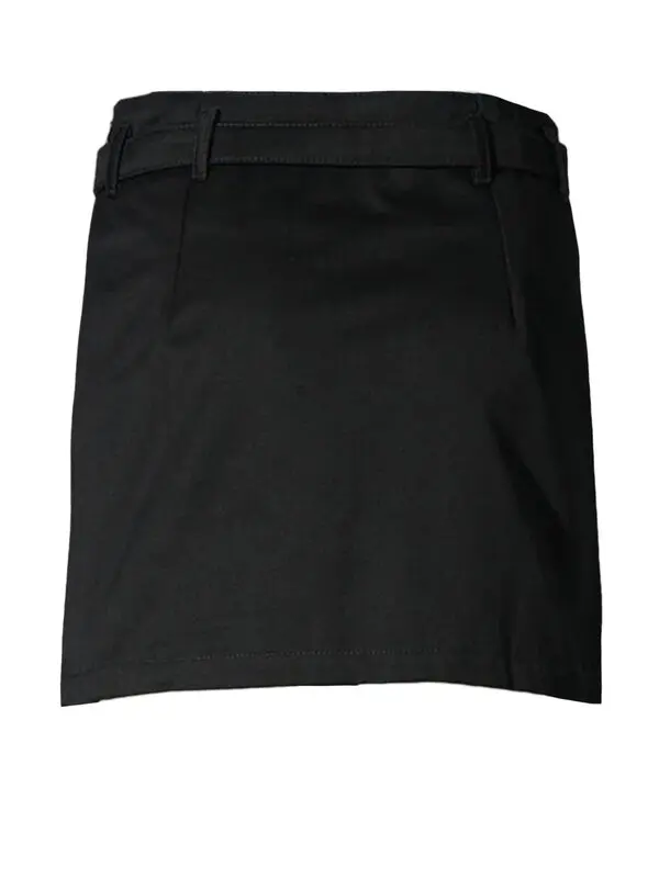 MARINE SERRE Mini Skirt With Buckle Detail