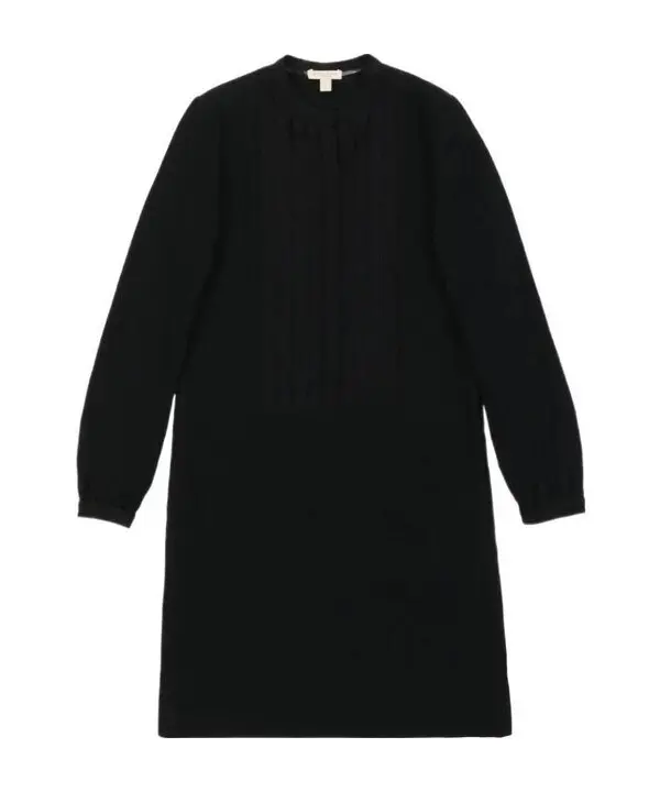 Burberry Long Sleeve Round Neck Dress
