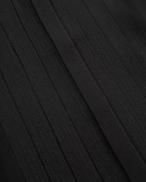 Burberry Long Sleeve Round Neck Dress