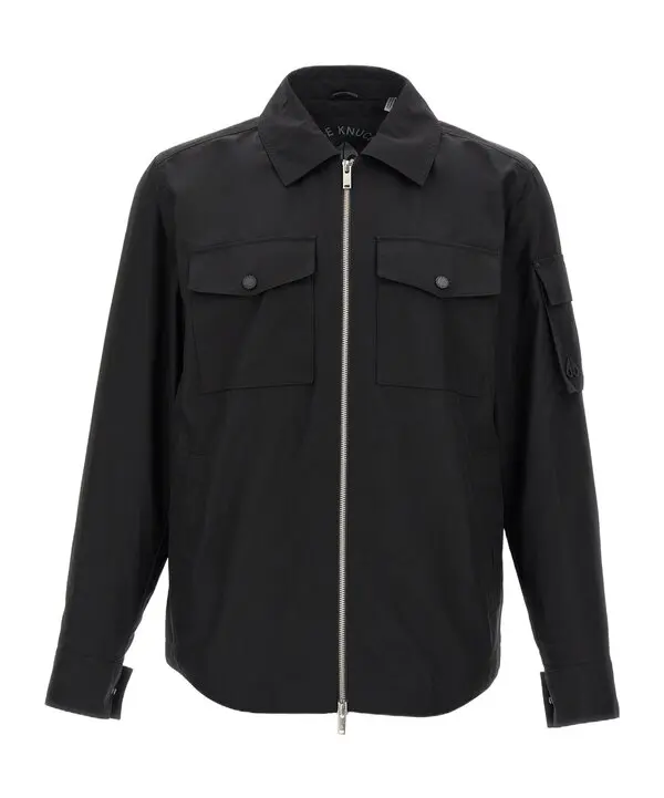 Moose Knuckles Collared Zip-up Jacket With Zipper Cuffs