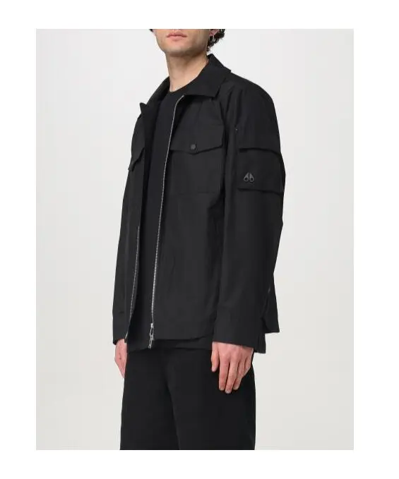 Moose Knuckles Collared Zip-up Jacket With Zipper Cuffs