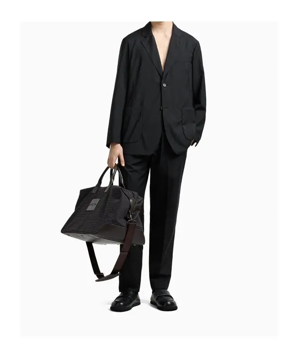 Emporio Armani Single-breasted Tailored Blazer - Black