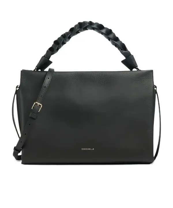 COCCINELLE Boheme Medium Braided Handle Tote Bag