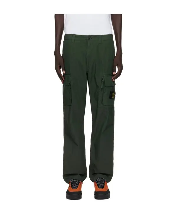 Stone Island Logo-patch Cargo Trousers