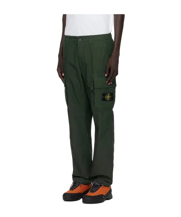 Stone Island Logo-patch Cargo Trousers