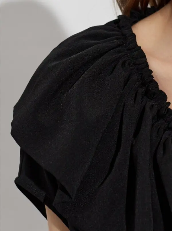 Dries Van Noten Cally Bis Ruffled Peplum Top