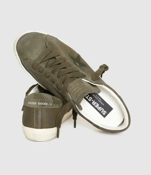 GOLDEN GOOSE Super Star Low-top Sneakers - Brown