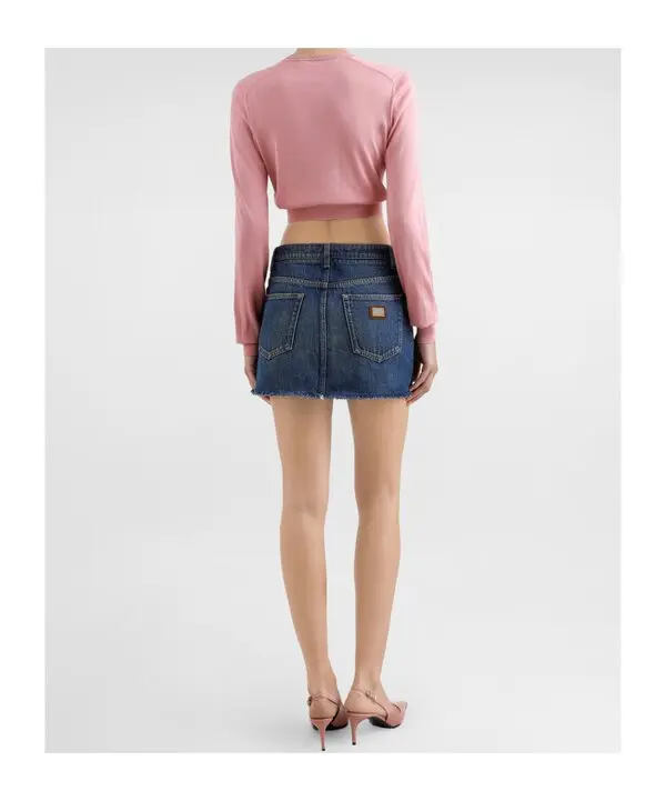 Dolce & Gabbana Cropped V-neck Cardigan