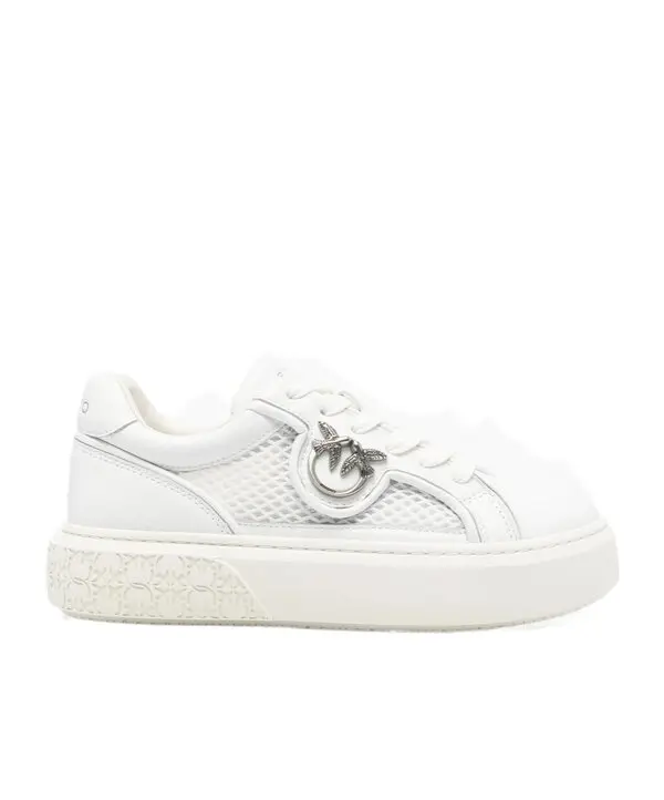 Pinko Logo Sneakers - White