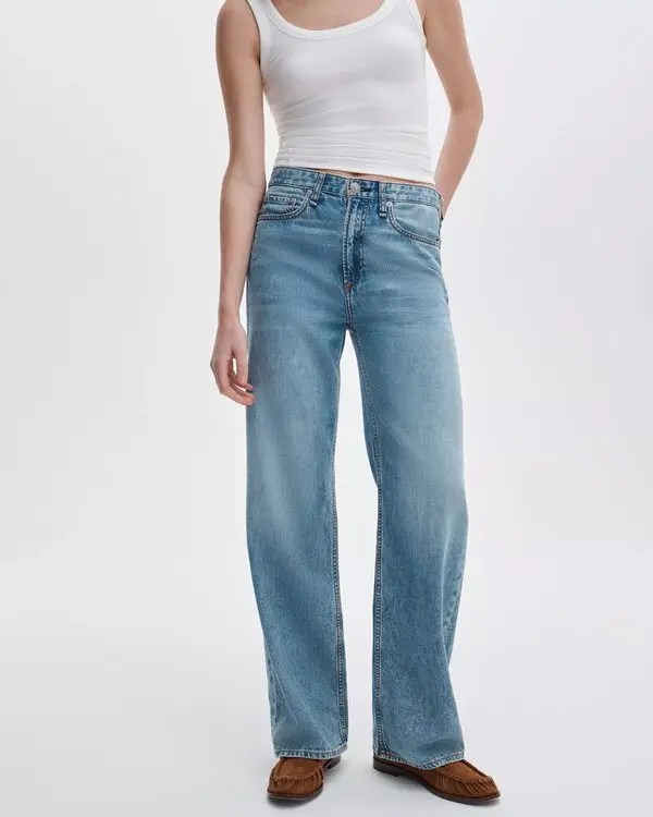 RAG  BONE Rag & Bone High-waist Wide-leg Jeans