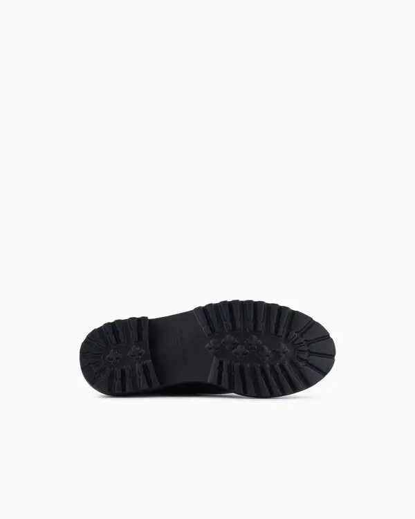 Giorgio Armani Embossed Leather Lace-up Shoes