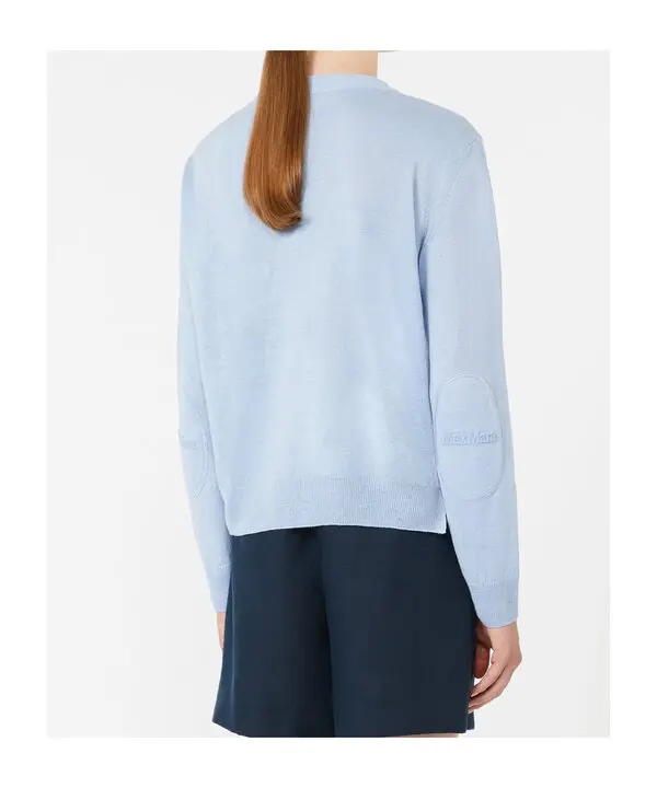 Max Mara Fervore Long Sleeve Sweater - Sky