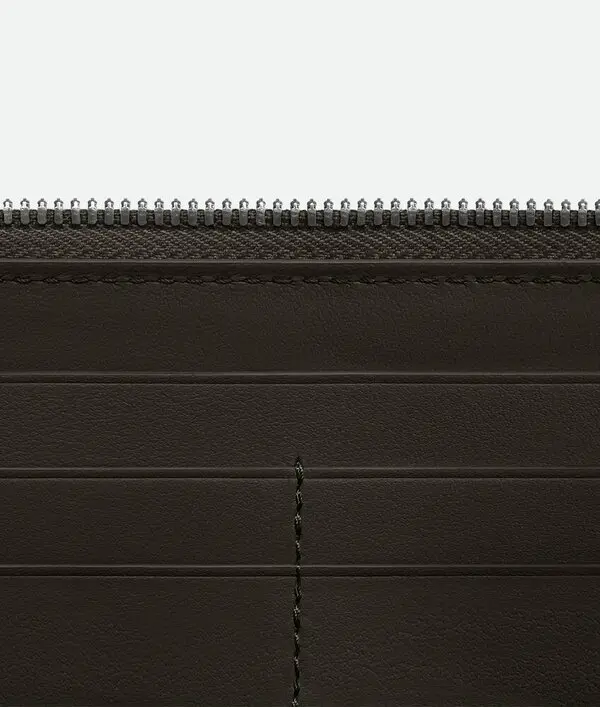 Bottega Veneta Zip-around Quilted Wallet