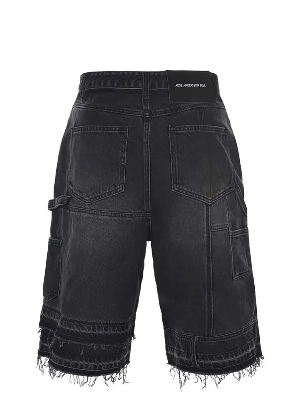 Andersson Bell Raw Edge Denim Shorts