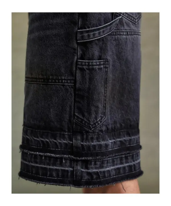 Andersson Bell Raw Edge Denim Shorts