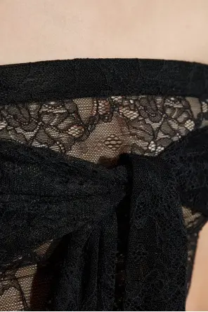 Vetements Lace Bow Tube Top